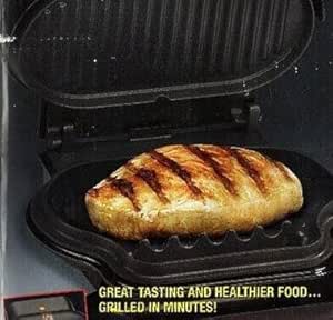 George Foreman GR8 Lean Mean Fat Reducing Grilling Machine w/Free ...