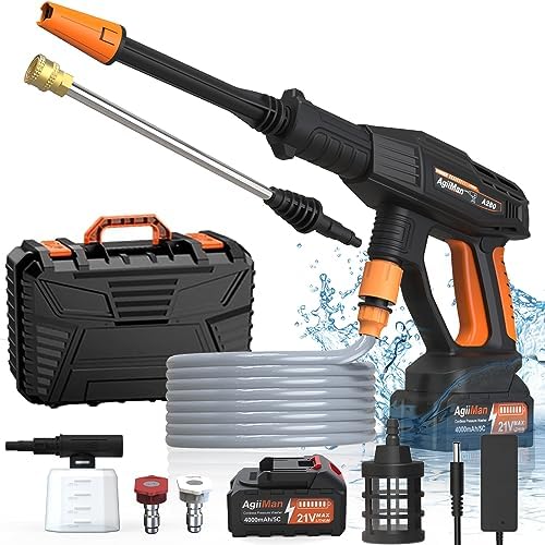 Amazon.com : Electric Pressure Washer, 652 PSI Cordless Pressure Washer ...