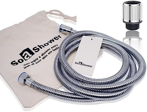 SoaShower shower hose Extra Long 78 Inches,shower head hose with Water ...