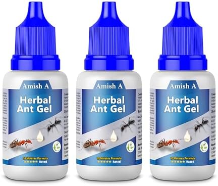 Amish A Herbal Ant Gel Pack of 3 | 10 Minutes Formula |Removes Entire ...
