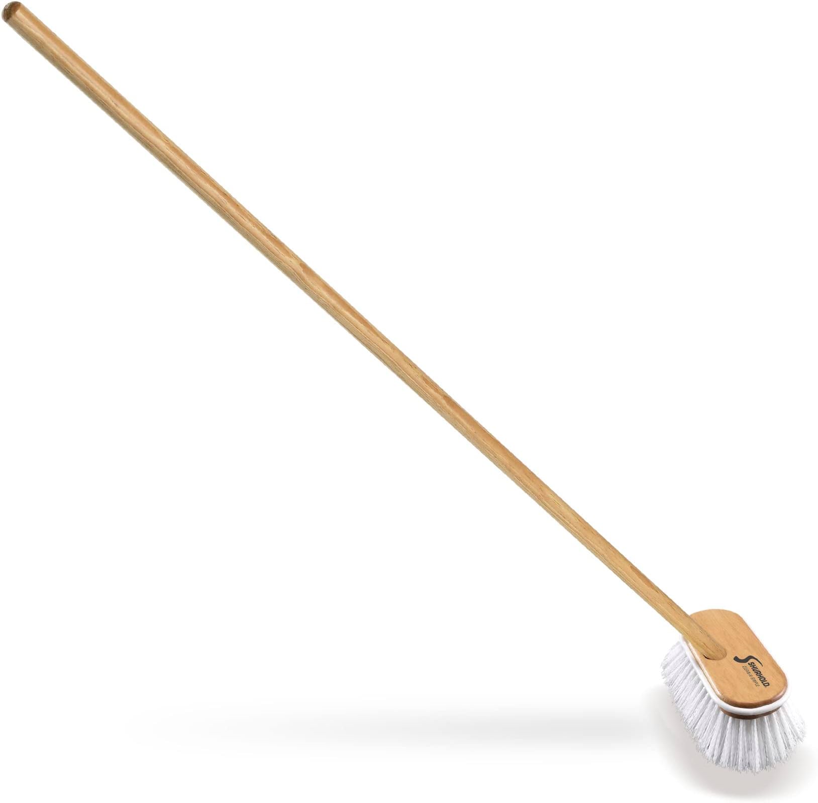 Amazon.com: YONILL Heavy Duty Deck Brush with Long Handle - 60" Floor ...