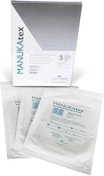 ManukaMed MANUKAtex Pansement stérile pour brûlures du 1er et 2e degré ...
