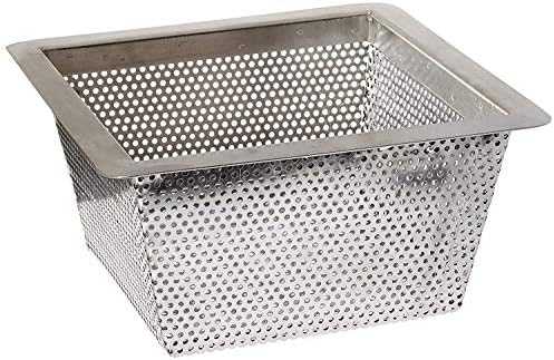 GSW Stainless Steel Floor Sink Drain Strainer 10”W x 10”L x 5”H ...