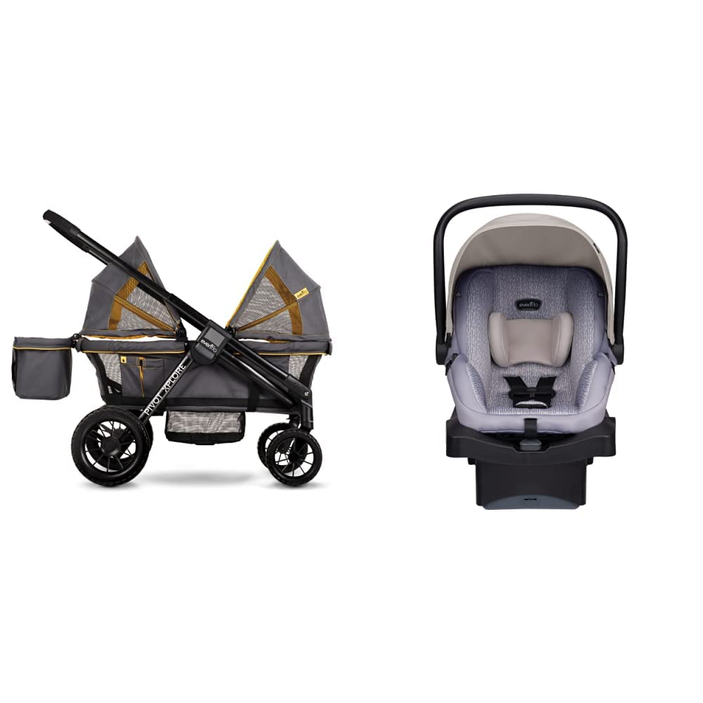 Amazon.com : Evenflo Pivot Xplore All-Terrain Stroller Wagon and ...