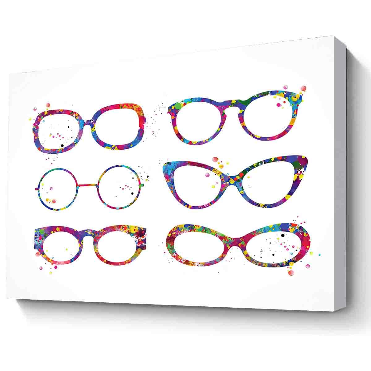 Snapklik.com : Watercolor Inspirational Wall Art, Eyeglasses Print ...