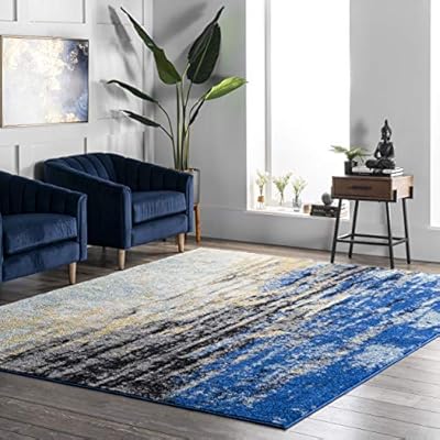 Amazon.com: royal blue rugs