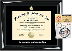 Amazon.com - AllGiftFrames Custom Medical School Emboss Diploma Frame ...