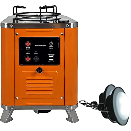 Amazon.com: Foldable Wood Burning Camping Stove - FlameCube Camp Stove ...