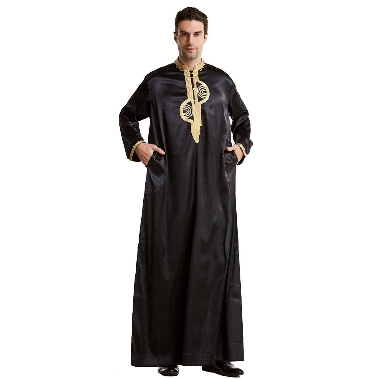 Buy Arab Middle East White Dress, Traditional Islamic Men's Clothing ...