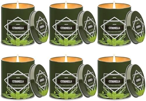Amazon.com: Citronella Candles Outdoor Indoor, 12 Pack Citronella ...