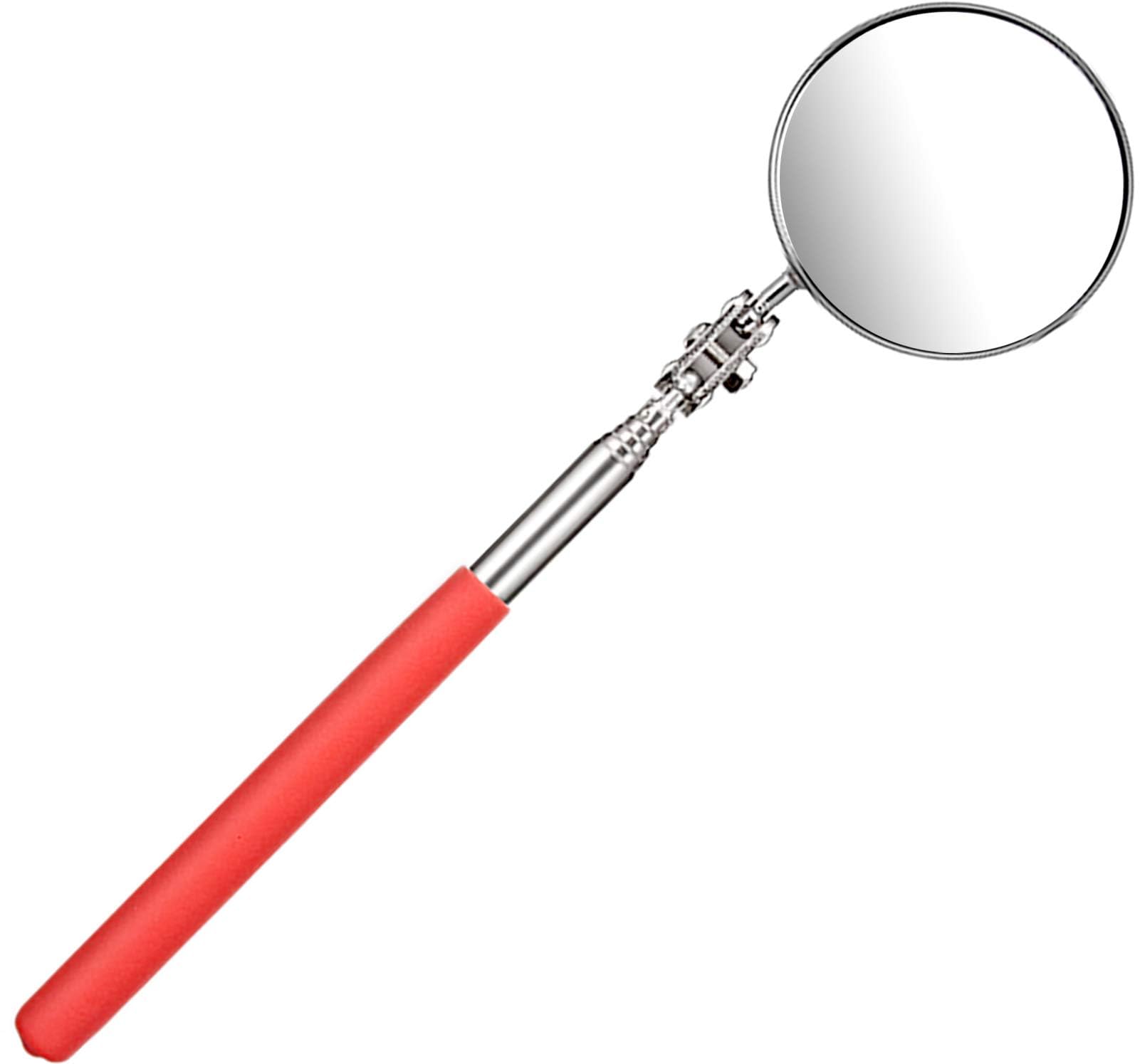 Automotive Telescopic Inspection Mirror Round Handle Mechanics Mirror ...