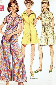 Amazon.com: Simplicity 7445 Womens Pantdress Jumpsuit Romper Pattern ...