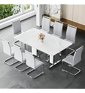Amazon.com - Dining Table Set For 10,Kitchen Table Chairs Set With ...