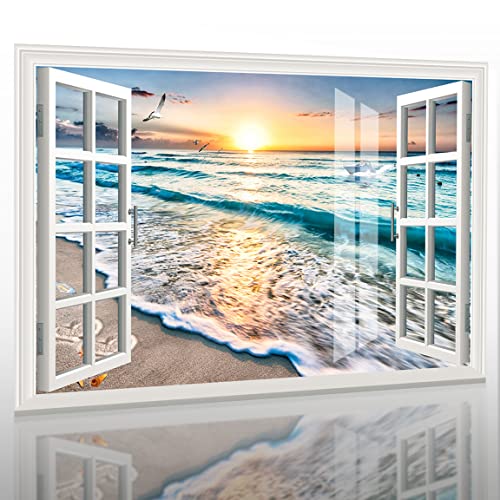 Top 10 Faux Window Beach Scenes of 2022 - Katynel