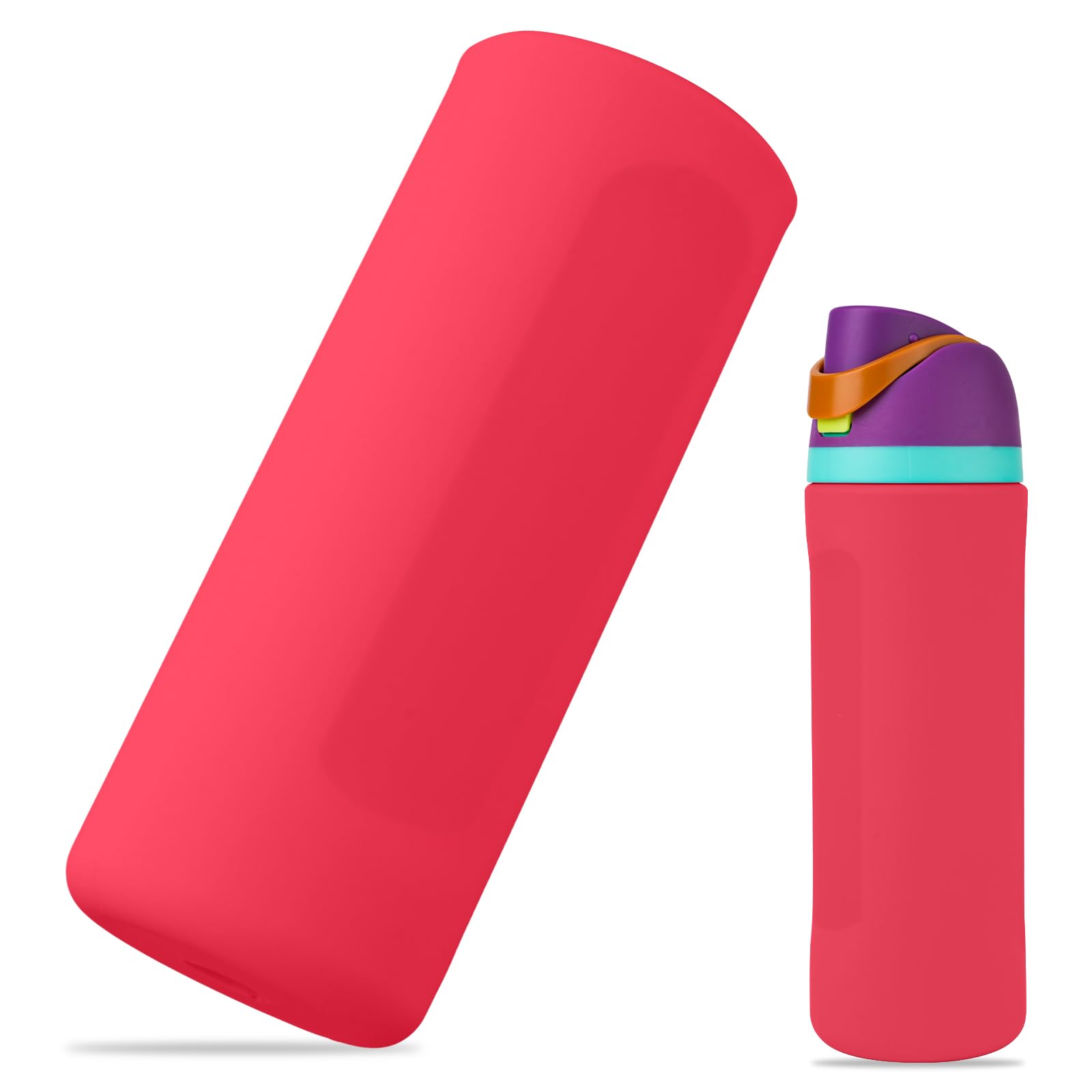 Amazon.com: Silicone Water Bottle Boot for Owala 24oz, Full Wrap ...