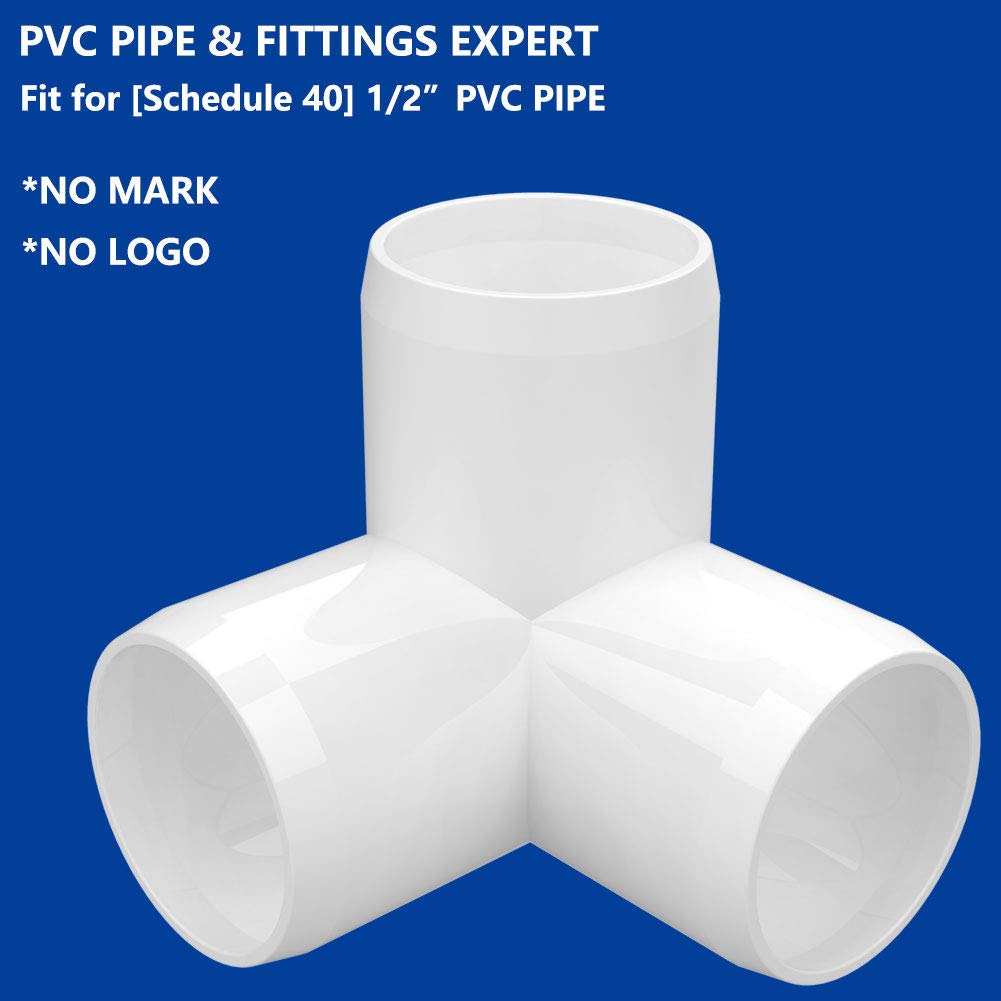 Buy LetsFix 3 Way 1 2 Inch PVC Elbow Fittings DIY PVC Connectors buy-letsfix-3-way-1-2-inch-pvc-elbow-fittings-diy-pvc-connectors