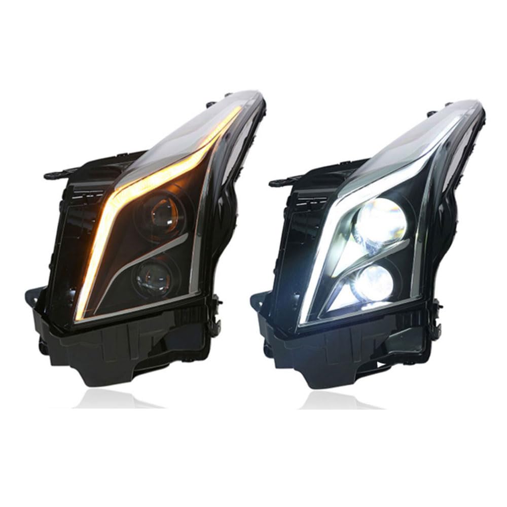 Amazon.com: 2PCS Headlight Assemblies for Cadillac ATS 2013-2019 LED ...