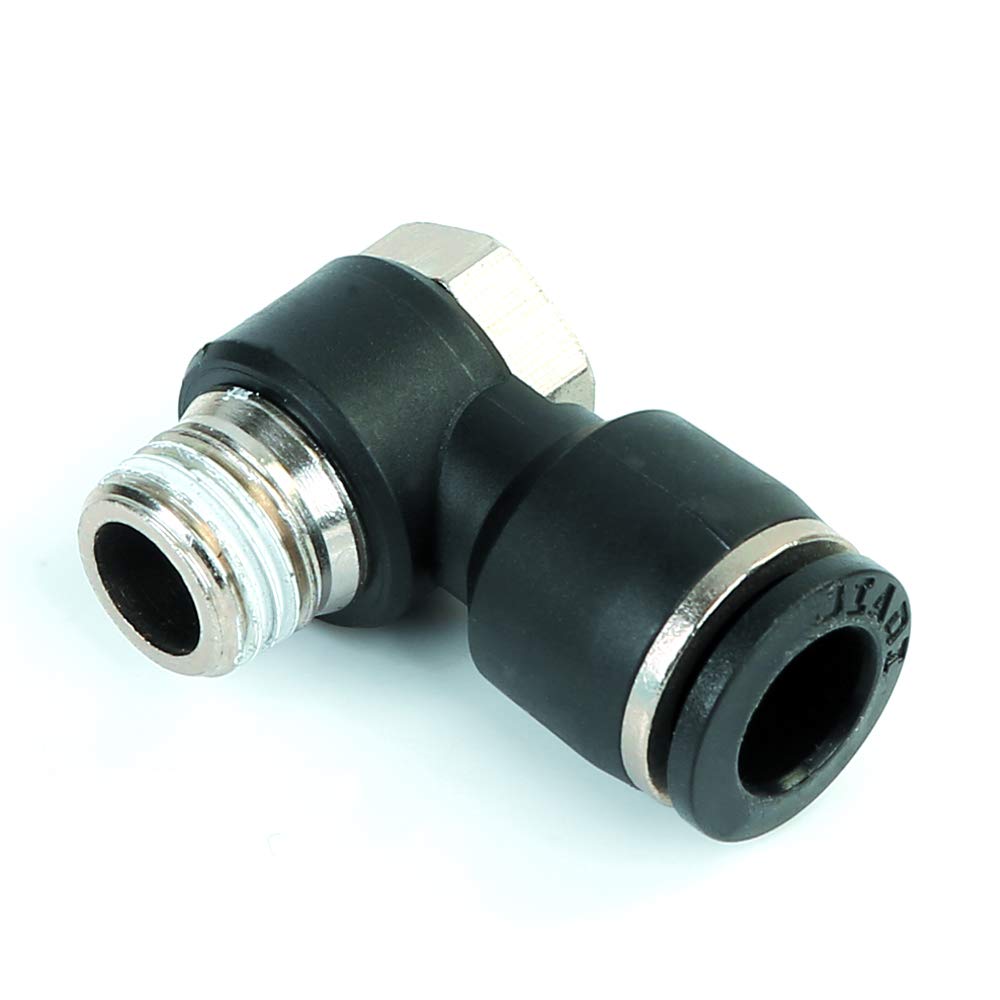Woljay PH6-M5 Push to Connect Tube Pneumatic Outside Hexagonal Fitting ...