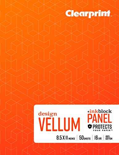 Clearprint 1000H 100% Cotton Design Vellum Field Book with Ink Block ...