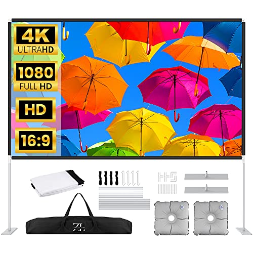 Acoustically Transparent Screen - Speakers Behind Projector Screen