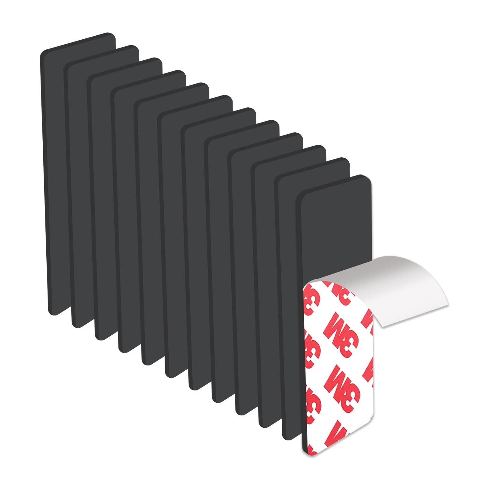 Amazon.com : STTMGN Magnetic Tape with 3M Strong Adhesive Backing,1x3 ...