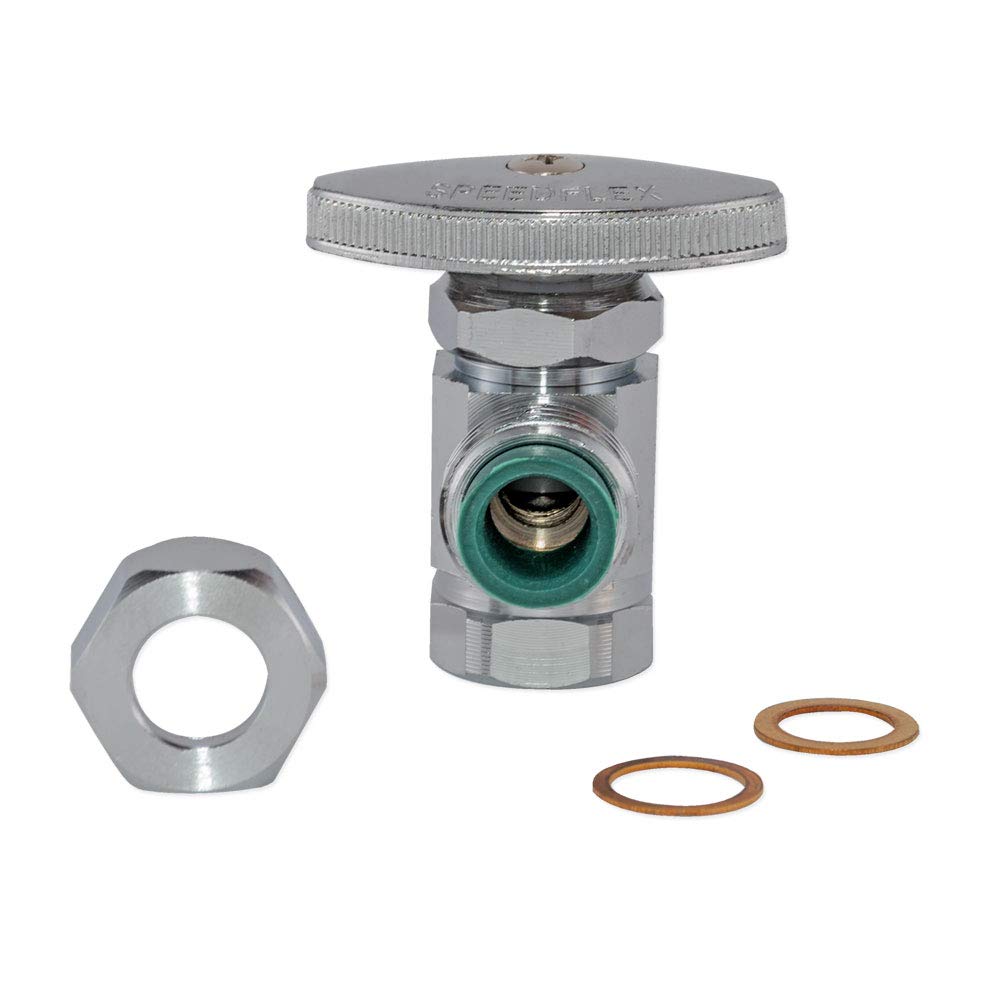 Eastman 04328LF Multi-Turn Angle Stop Valve 1/2 inch FIP x 1/2 inch ...