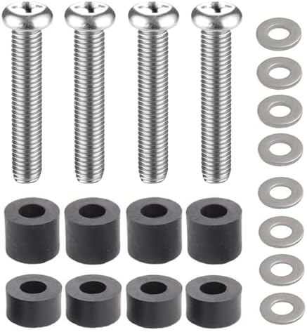 Universal TV Mounting Hardware，Stainless Steel TV Mount Screw, Pack ...