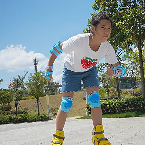 Snapklik.com : Kids/Youth Knee Pads Elbow Pads Wrist Guards Set, For 3 ...