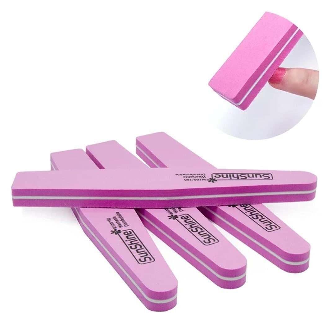 Sminakh 3 Pcs Nail Soft Buffer Nail File Sponge Nail Art Soft Buffer ...