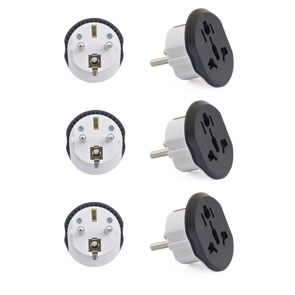 Electrical Socket with Universal Input and EU Output, 3 Pieces: Buy ...