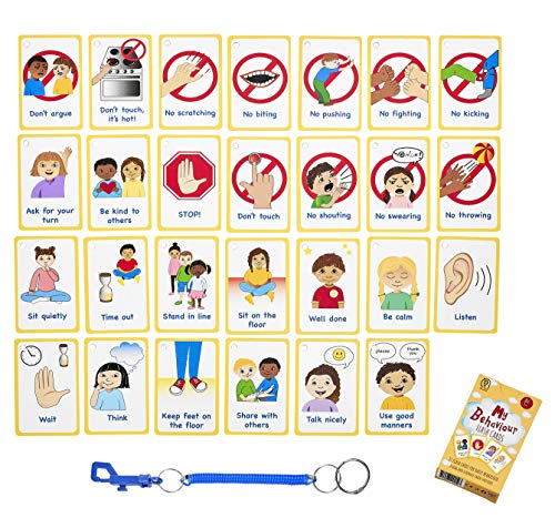 Snapklik.com : My Behaviour Cards 27 Flash Cards For Visual Aid Special ...