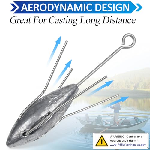 Snapklik.com : Sputnik Sinkers Fishing Weights, Surf Fishing Weights ...