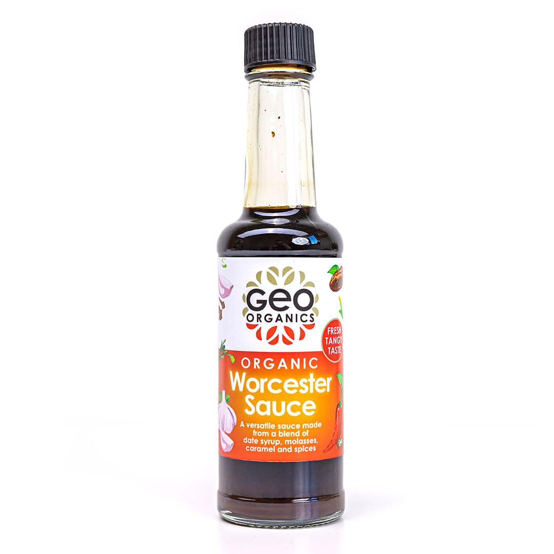 Geo Organics Worcestershire Sauce 150ml (Pack of 1) | Organic, Vegan ...