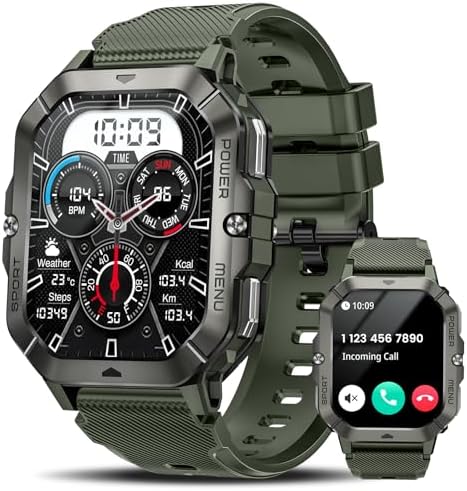 Amazon.com: Njord Gear Smart Watch for Men (Make/Answer Call) 1.91 ...