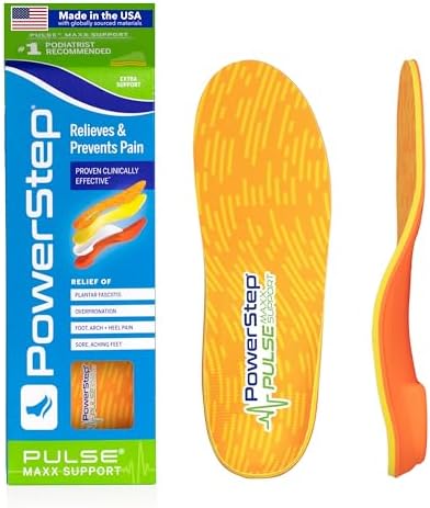 Amazon.com: PowerStep ProTech Control Orthotic Insoles - Medical Grade ...