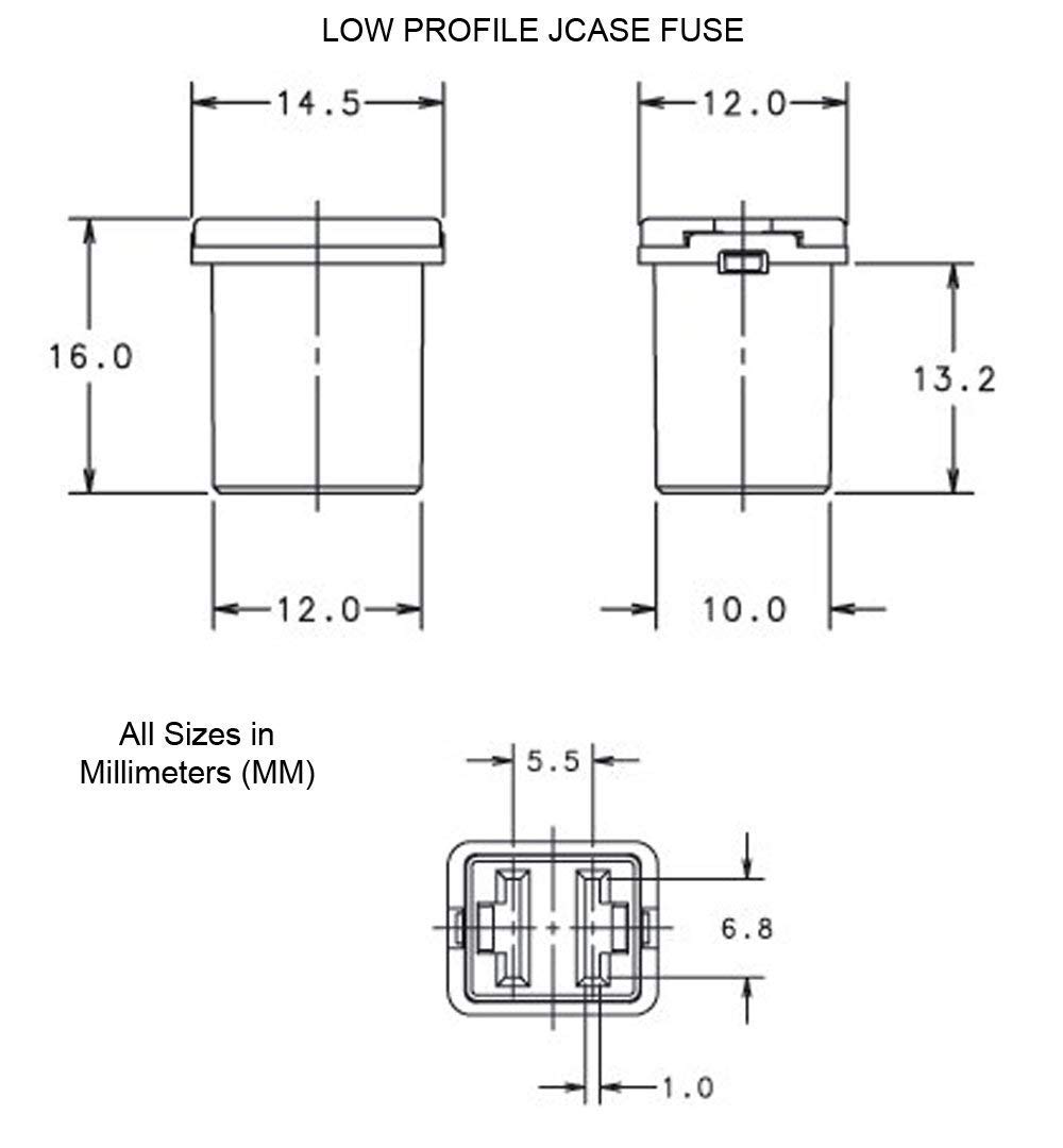 Snapklik.com : 25 Pack Automotive Combination Low Profile JCase ...