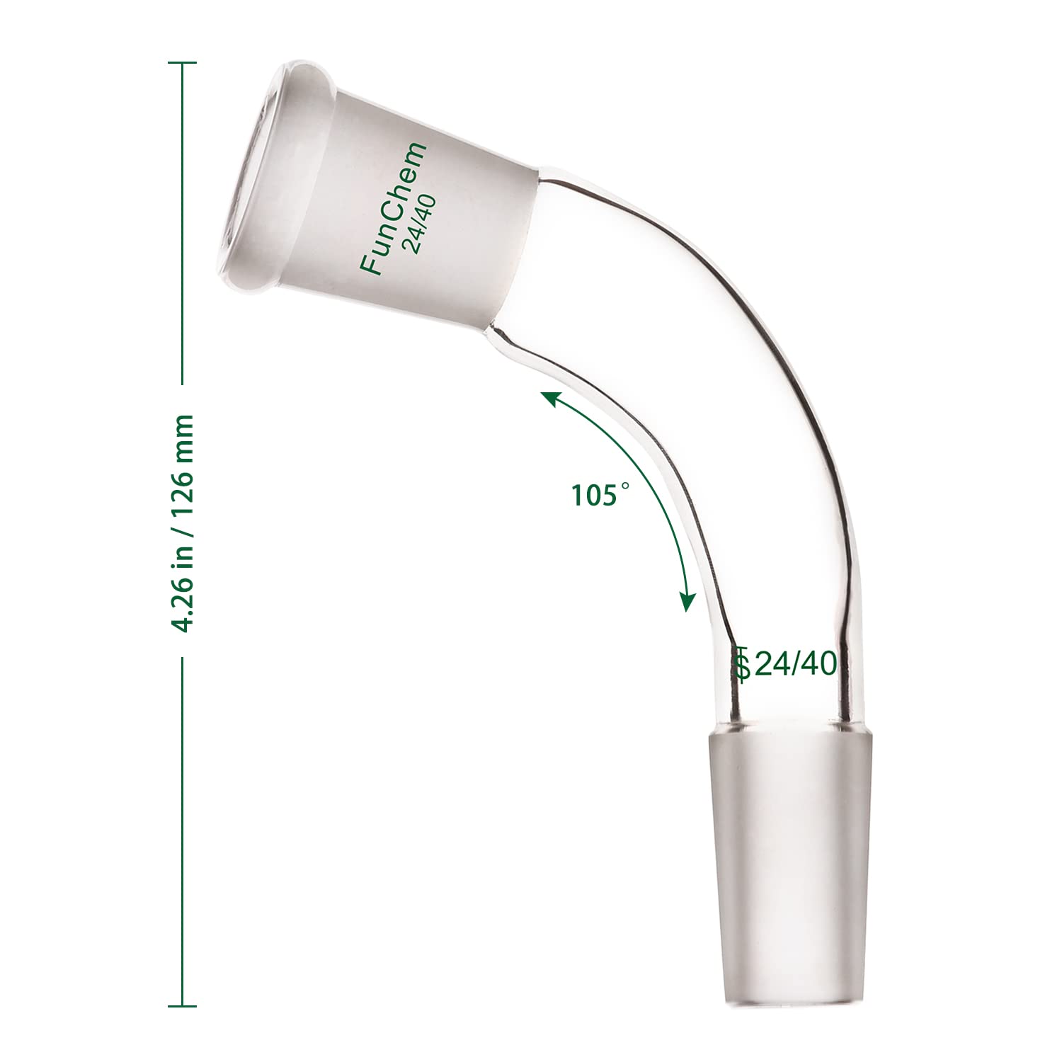 Glass Tips For Joints Borosilicate Glass Distillation Adapter ...