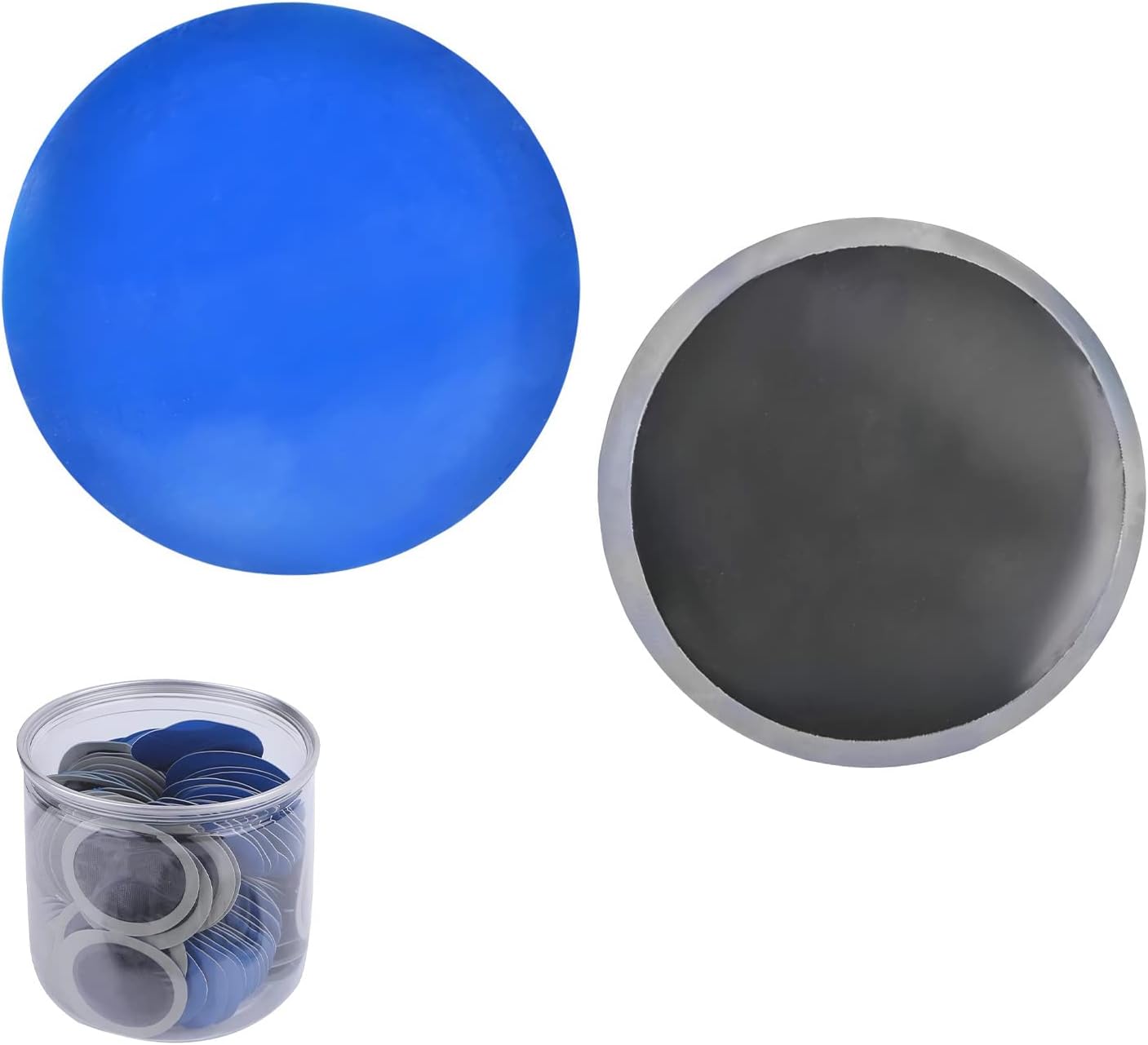 Amazon.com: 80PCS Tire Repair Patch, 58mm Rubber Tyre Puncture Repair ...