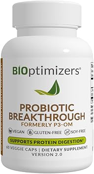 Amazon.com: BIOptimizers Probiotic Breakthrough – Lactobacillus Plantarum OM Probiotics ...