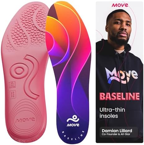 Amazon.com: MOVE Baseline - All-Purpose Insoles - Sock Liner - Ultra ...