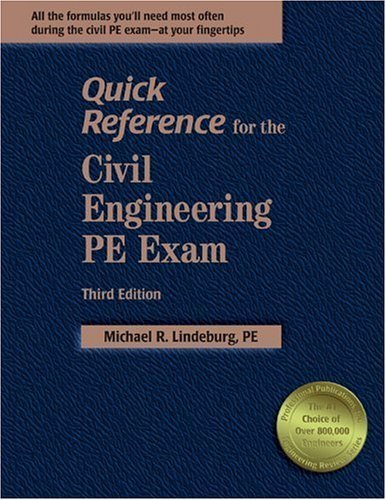 Buy Quick Reference for the Civil Engineering Reference Manual Book ...
