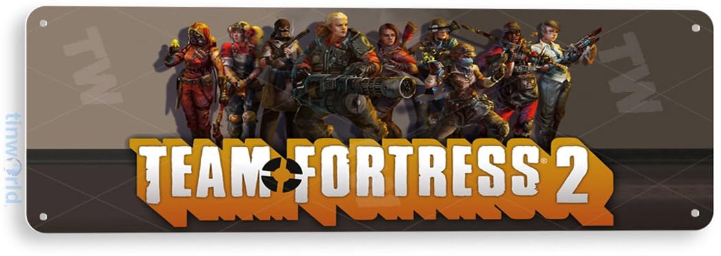 Amazon.com: Tinworld Tin Sign Team Fortress 2 Arcade Pc Game Room ...