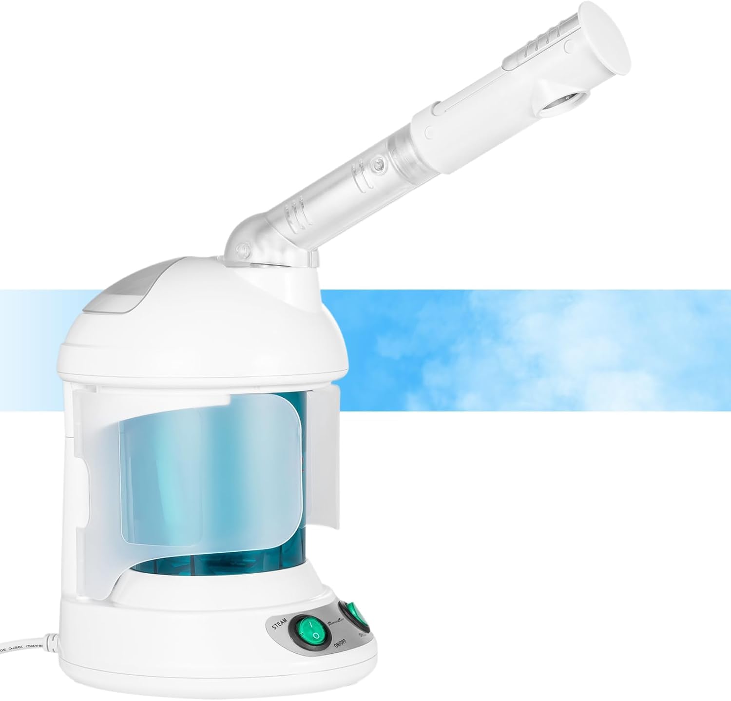 Havvo Portable Facial Steamer, Nano Ionic Face Steamer with 360 ...