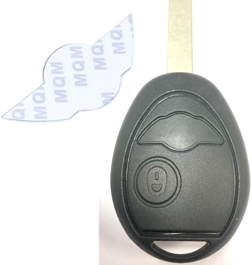 BMdoublew Glossy 3D Logo Car Sticker KeyFob Badge Shinny Button Emblem ...