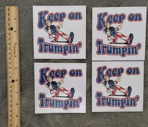 Amazon.com - Set of 3 - Donald Trump Keep On Trumpin Yeti Sticker ...