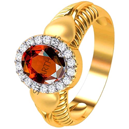 Buy SIDHGEMS 7.25 Ratti Gomed Ring Natural Quality & Original Stone ...