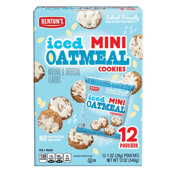 Amazon.com: Benton's Iced Oatmeal Cookies, 12 oz (340g) : Grocery ...