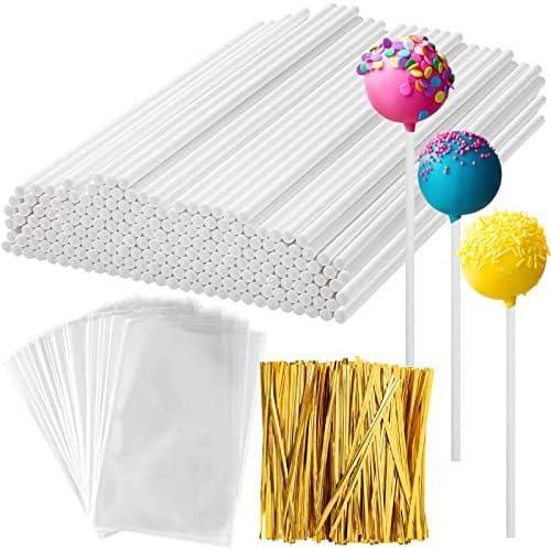 Amazon.com: Sweet Creations 100 Count Reusable Plastic Cake Pop Sticks ...