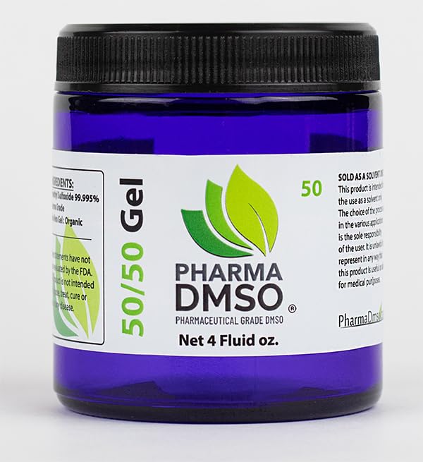 Amazon.com: 4 oz DMSO Gel with Organic Aloe Vera 50% Pharma Grade DMSO ...