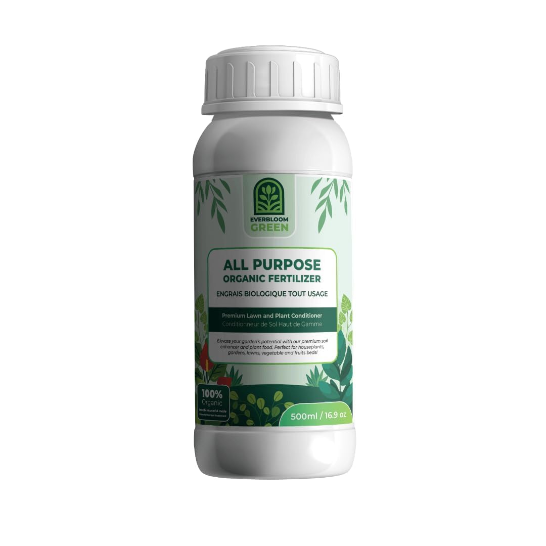 EVERBLOOM Organic Liquid Fertilizer - Premium All-Purpose Fertilizer ...